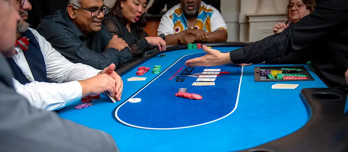Poker Table Rentals | Rent A Poker Table | Aces Up Casino Parties